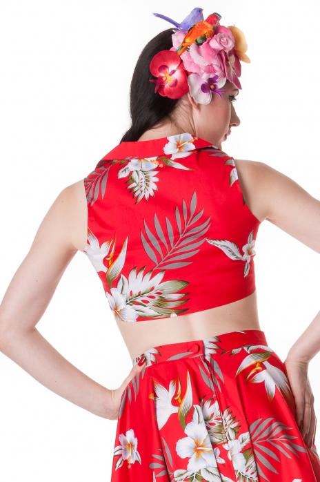 Hula Tie Top Red